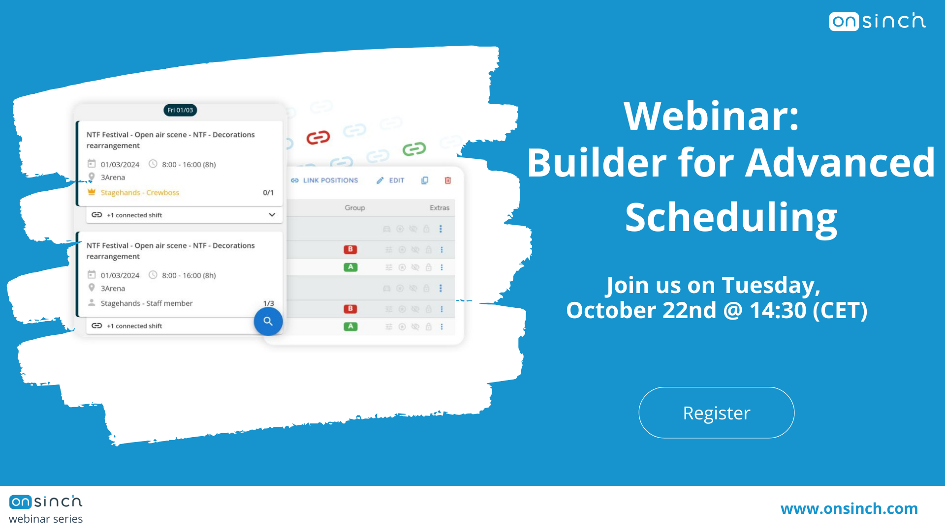 OnSinch Webinar: Builder for Advanced Scheduling